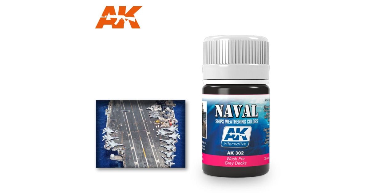 AK Interactive AK302 Wash for Grey Decks - MiniBox.hu modell és makett ...