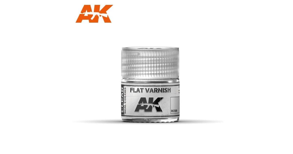 AK Interactive RC500 Real Color Paint - Flat Varnish 10ml - MiniBox.hu ...